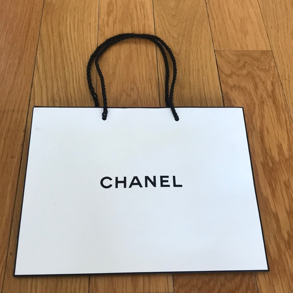 CHANEL | Other | Chanel Cardboard Shopping Bag | Poshmark